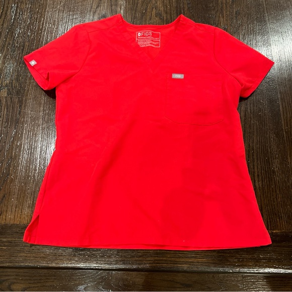 Figs | Tops | Figs Set Neon Red Scrub Set Xsp Holiday Limited Technical ...